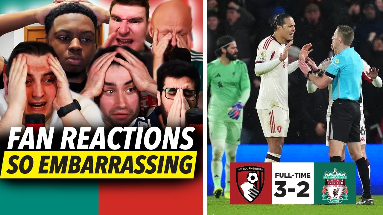 Total MELTDOWN! 😱 Liverpool Fans HUMILIATED After Bournemouth Last ...