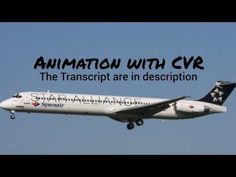 Spanair Flight 5022 Crash || Animation with CVR. (Subtitles/CC On)