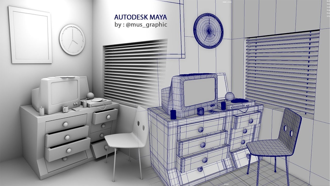 Design animation style video game room - YouTube