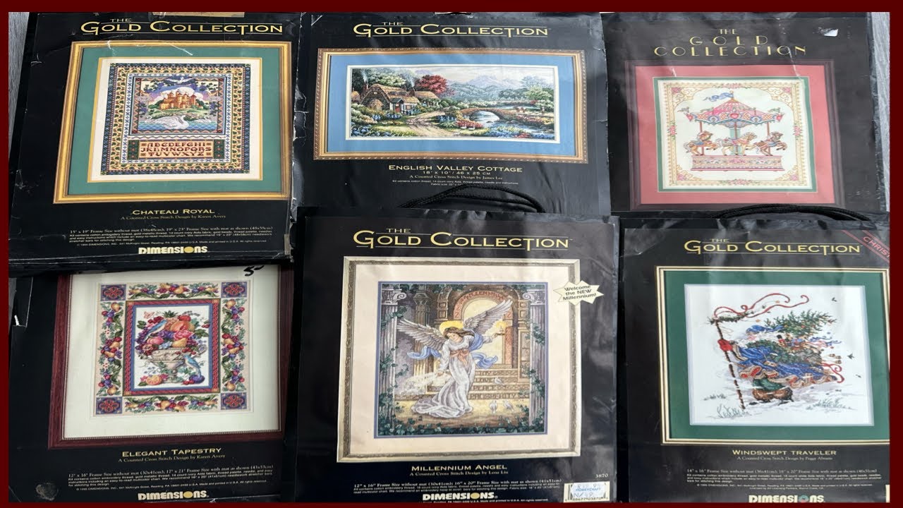 Top 10 Dimensions Gold Collection kits from my stash - YouTube