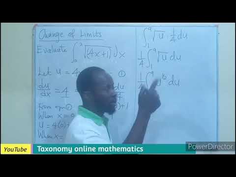 Change of Limits || Integration by Substitution - YouTube