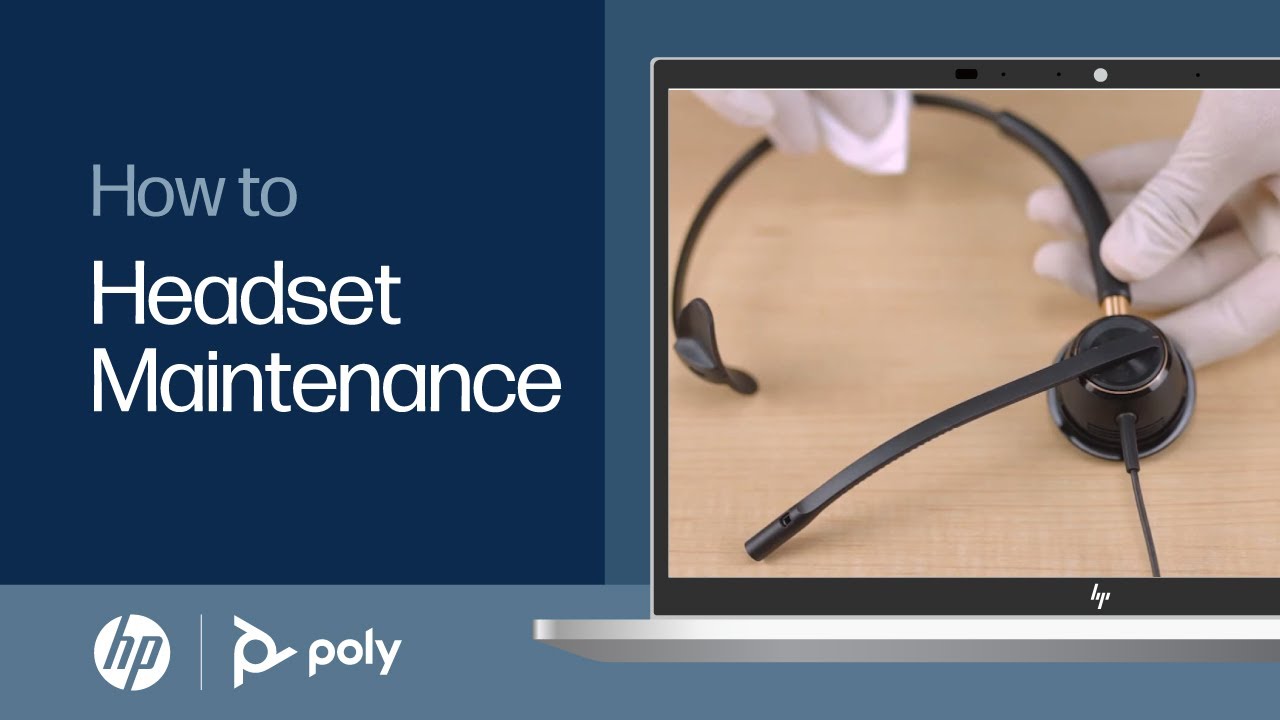Headset Maintenance | HP Support - YouTube