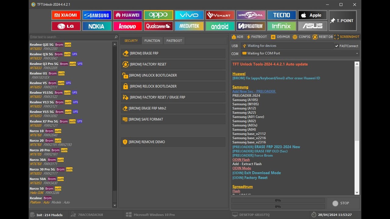 TFT Unlock Tool New Update TFT Unlock 4.4.2.2 2024 Free Download - YouTube