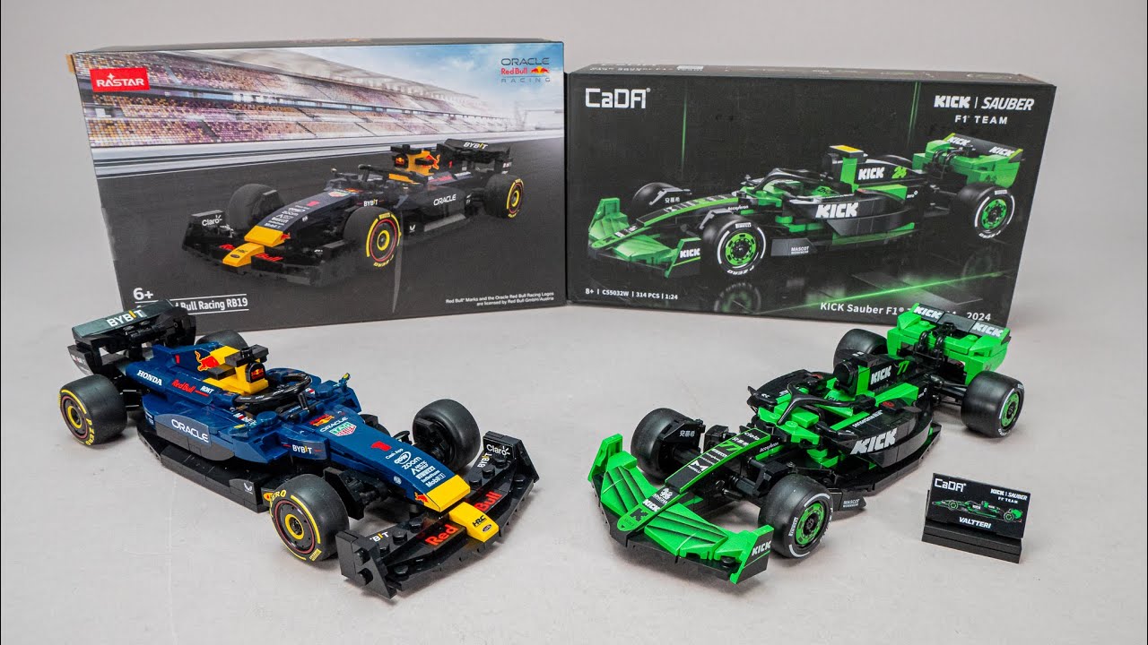CaDA KICK Sauber F1 Team C44 C55032W vs Rastar RB19 F1 92500 - 1:24 ...