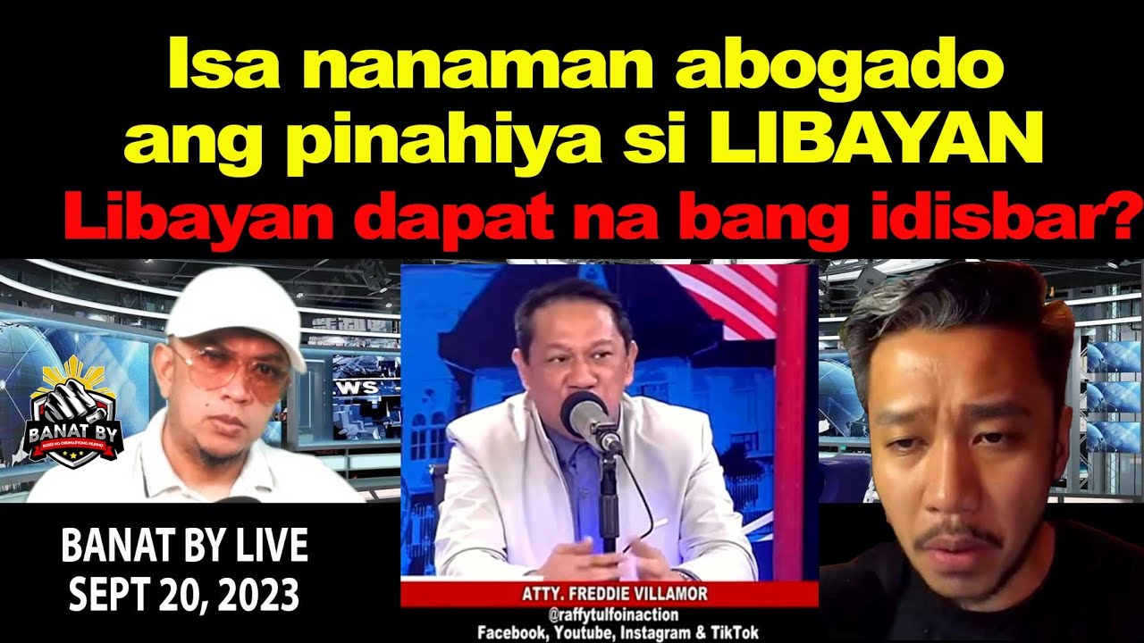 Isa nanaman ABOGADO ang pinahiya si LIBAYAN? Dapat na nga bang ma ...