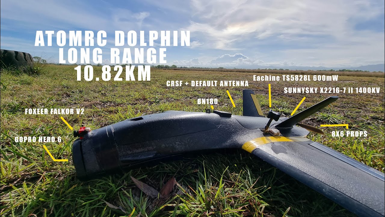 AtomRC Dolphin | Long Range 10.82 km | Orqa Fpv DVR - YouTube