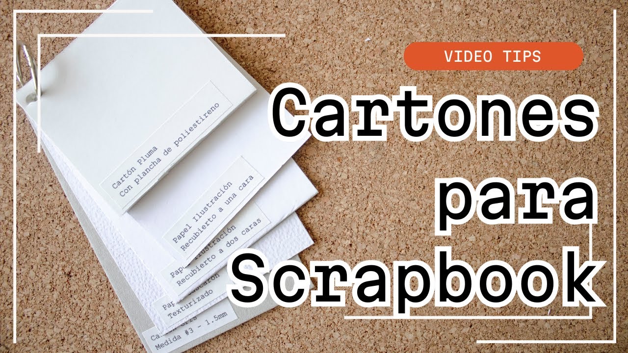 ⭐ CARTONES para PROYECTOS de SCRAPBOOK | Mis Cartones Favoritos - YouTube