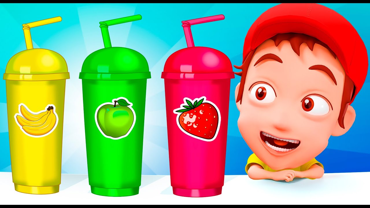 Colorful Fruit Juice Song | Best Kids Songs and Nursery Rhymes - YouTube