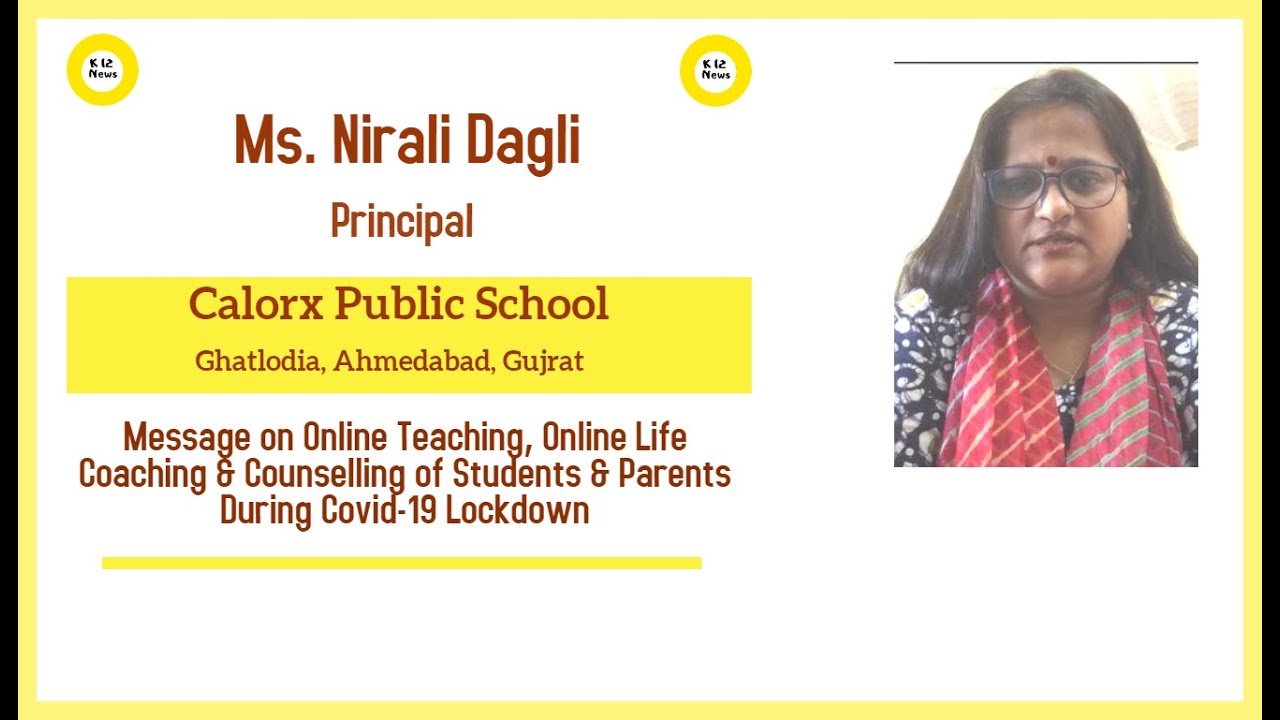Ms Nirali Dagli, Principal, Calorx Public School, Ahmedabad | Online ...
