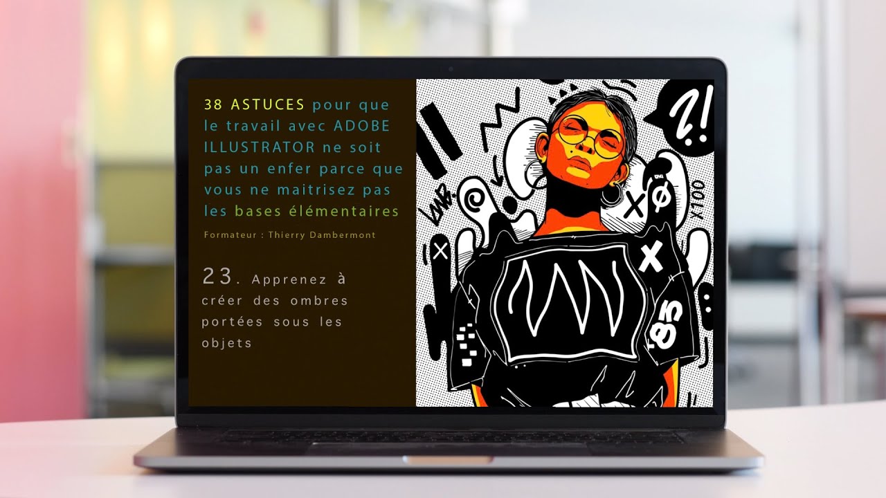 38 astuces Illustrator PART 23 créer des ombres portées sous les objets ...