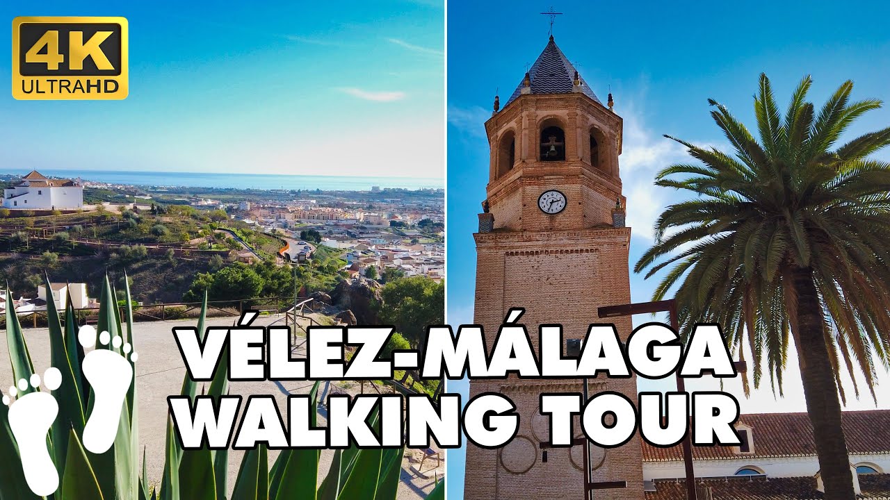 VÉLEZ-MÁLAGA Spain Costa del Sol Walking Tour 4K - YouTube