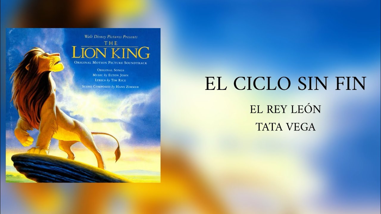 Karaoke - El Ciclo Sin Fin - El Rey León/ Tata Vega Tono Alto - YouTube