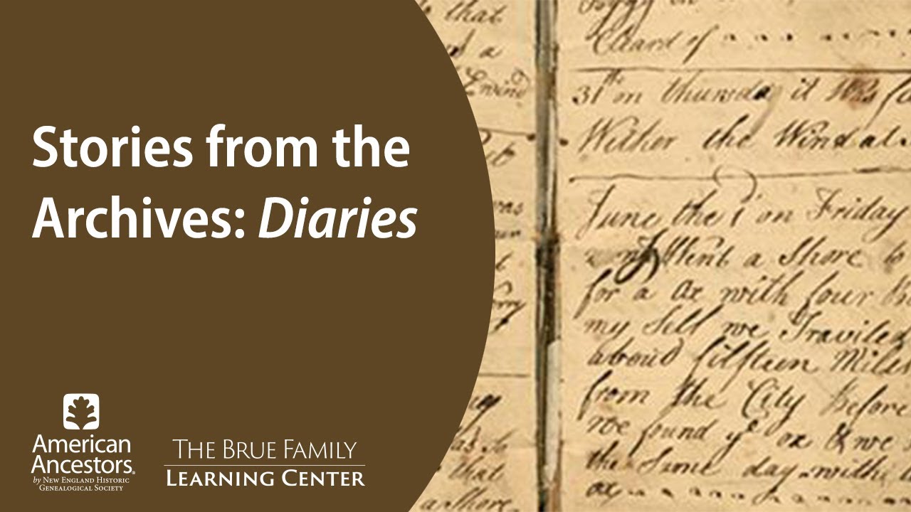 Stories from the Archives: Diaries - YouTube
