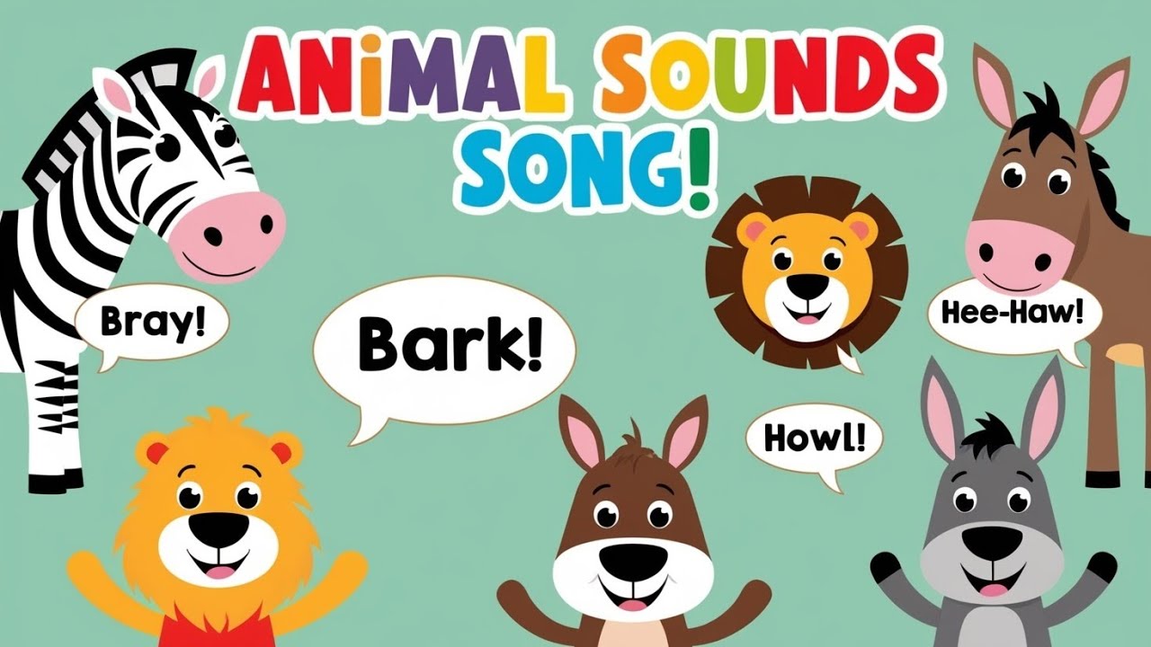 "Sing Along with Animal Sounds | Fun Educational Song for Kids" - YouTube