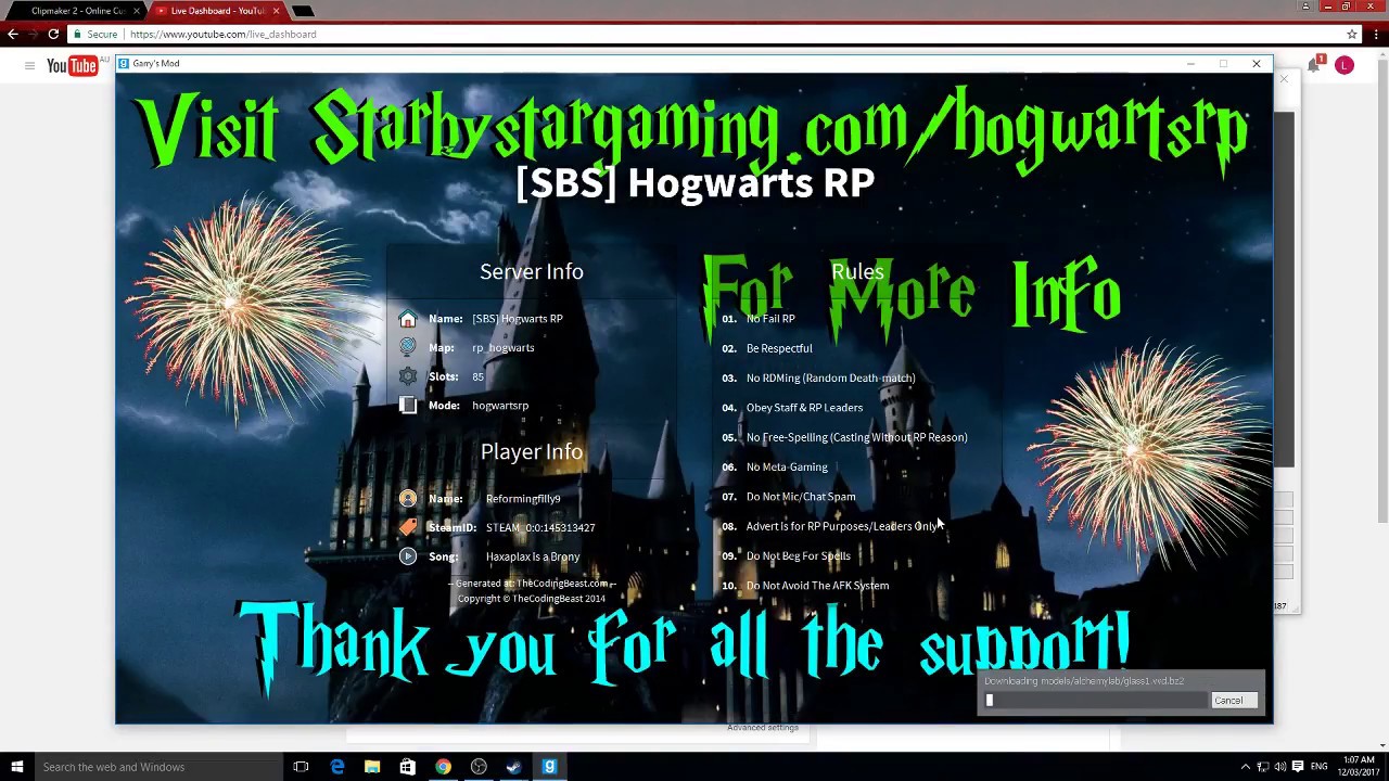 Hogwarts RP - YouTube