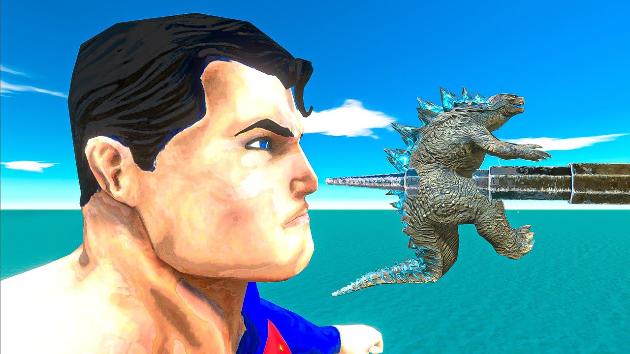 SUPERMAN and Reach The Evolution Gate - Animal Revolt Battle Simulator - YouTube