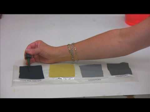 Vantage Apparel Moisture Management Drop Test - YouTube