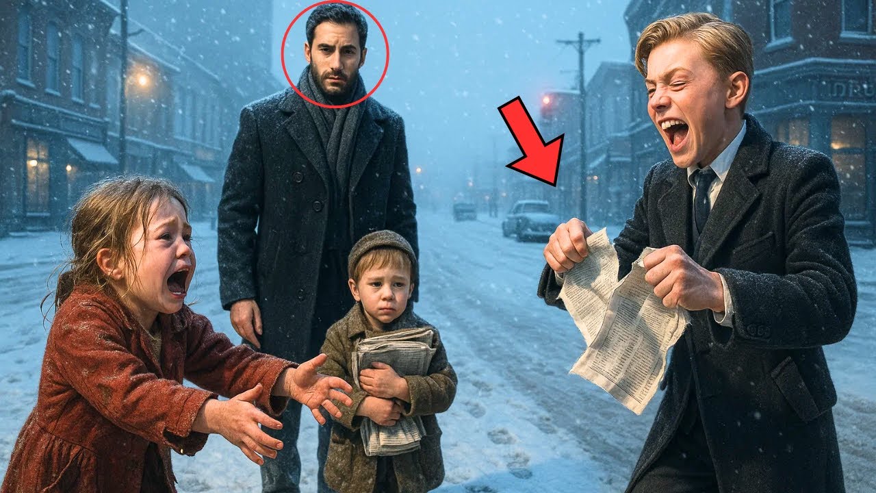 “The Rich Boy Mocked an Orphan Girl Selling Newspapers—What the ...