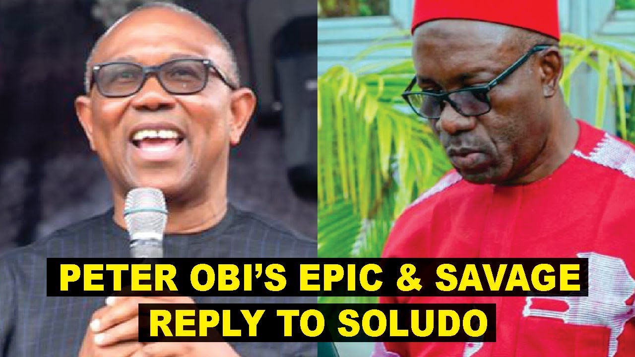 Peter Obi Replies Soludo While Speaking In Lagos Business School - YouTube