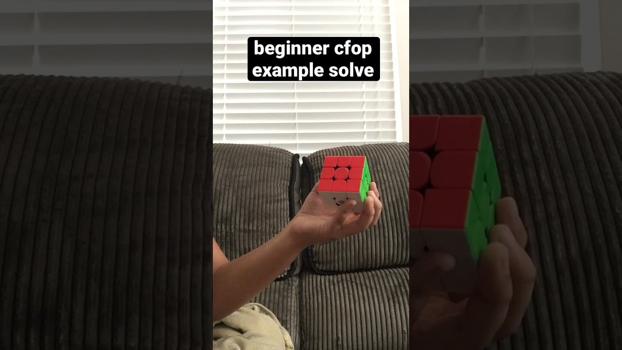 Working on beginner cfop - YouTube