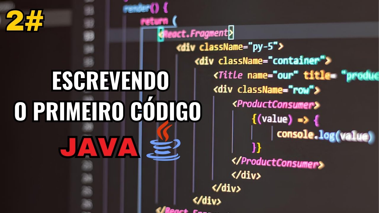 Mentoria Java AULA 04 - Escrevendo o primeiro código em Java (Parte 2) - YouTube