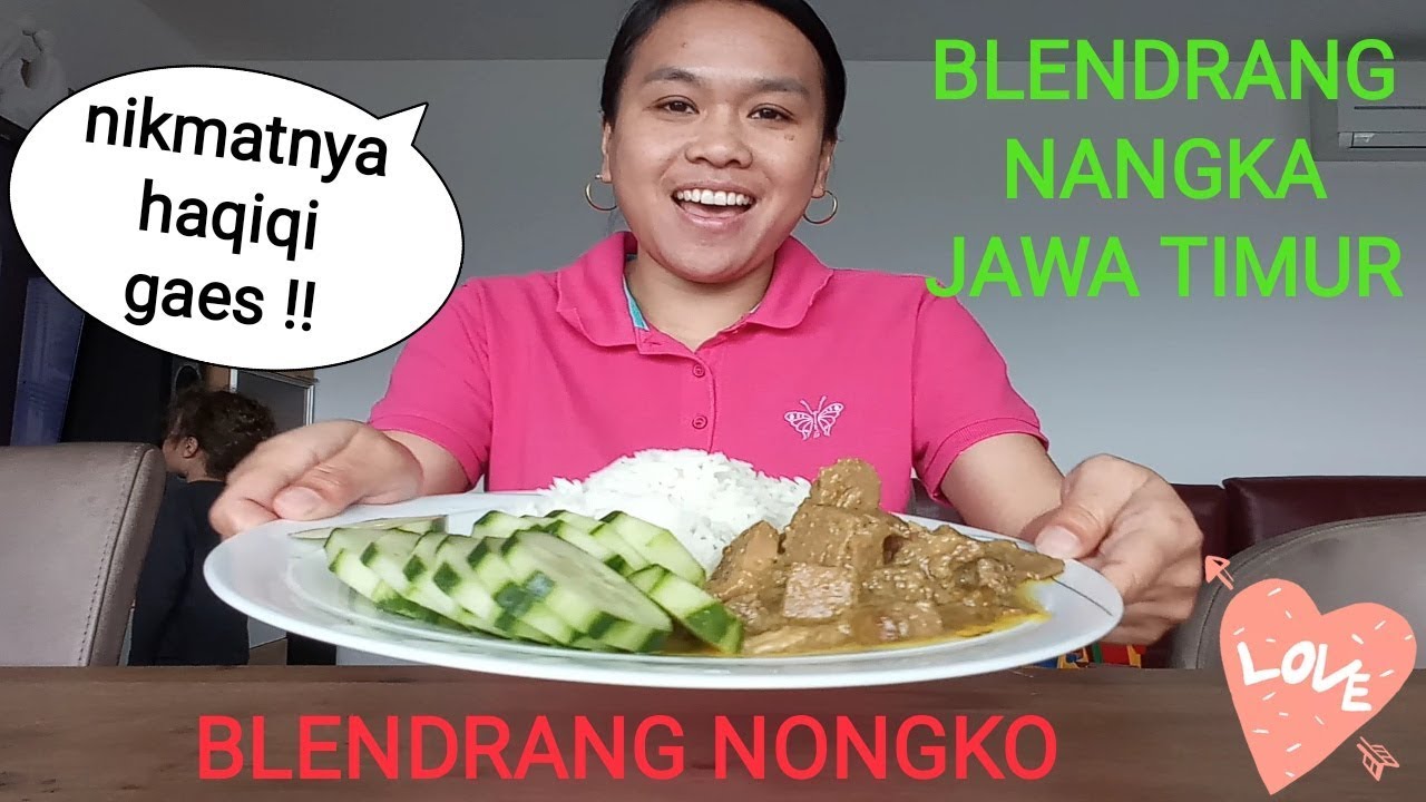 BLENDRANG NONGKO JAWA TIMUR || SAYUR NANGKA || JANGAN TEWEL - YouTube