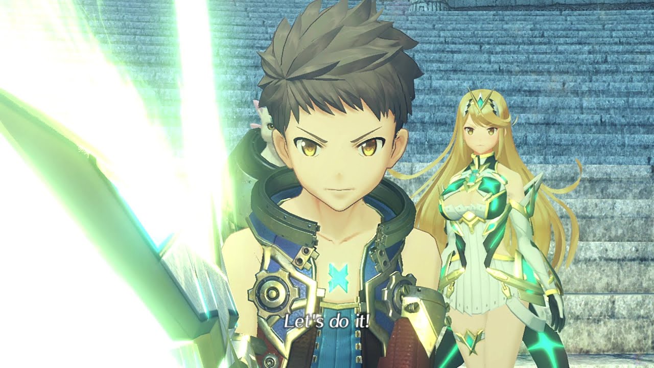 Xenoblade Chronicles 2 Ch. 3 (42)- Malos & Akhos Boss Fight, The true ...