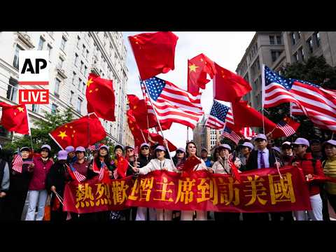LIVE: Demonstrations in Washington as Trump meets with China’s Xi Jinping