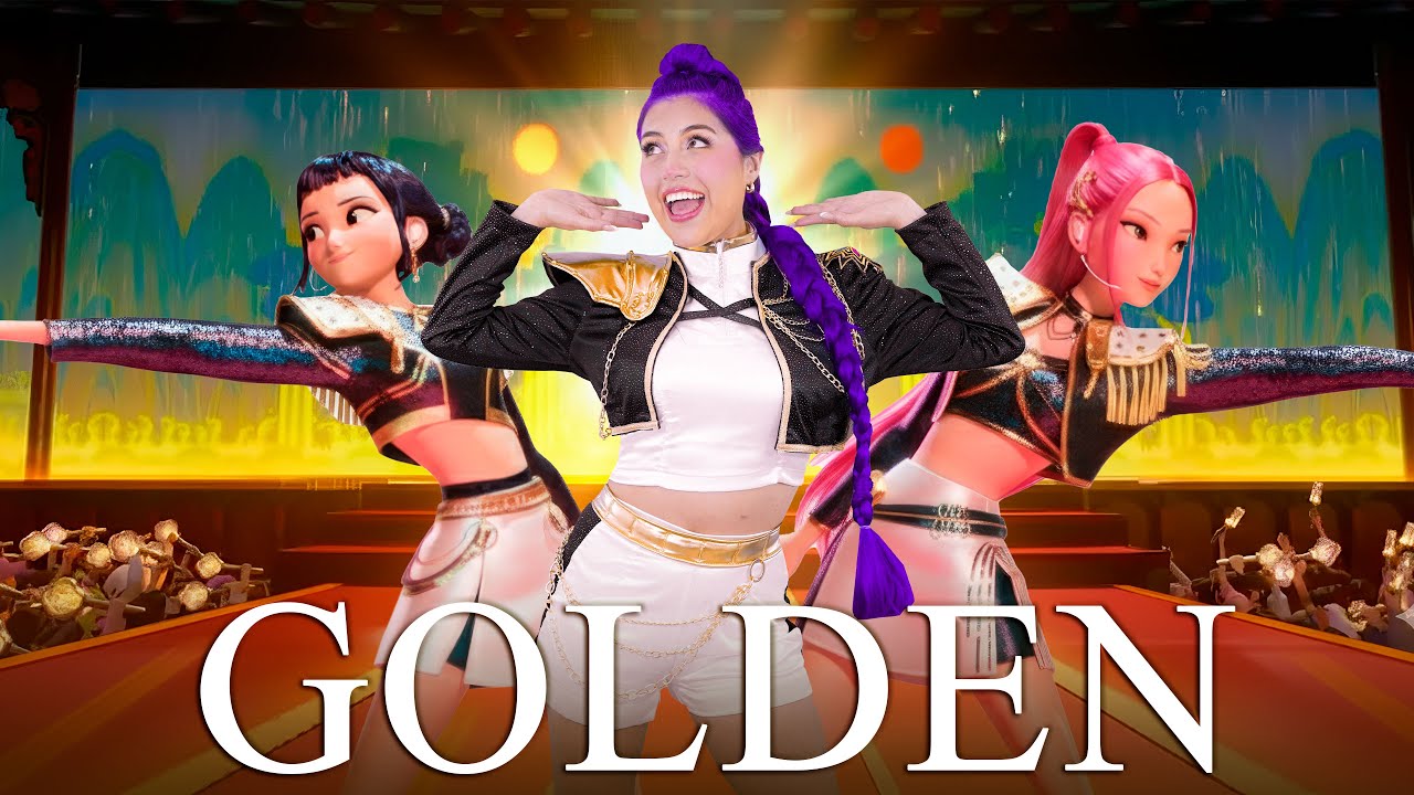 GOLDEN - PASO A PASO Huntrix | K-Pop Demon Hunters | Coreografia ...