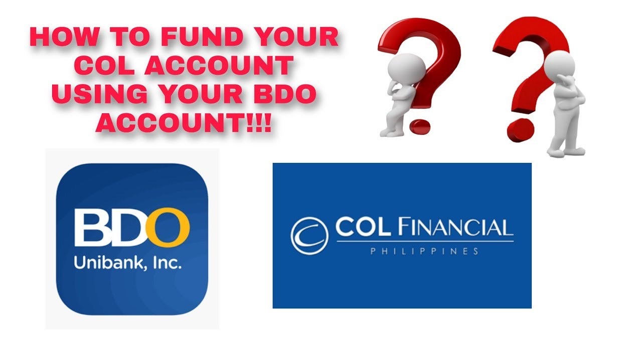 How to transfer fund to COL account using BDO VLOG #2 - YouTube