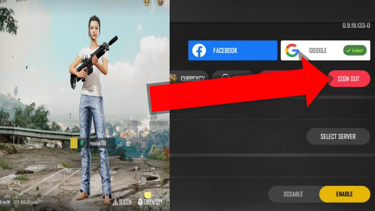 pubg new state logout kaise kare | pubg new state signout kaise kare ...