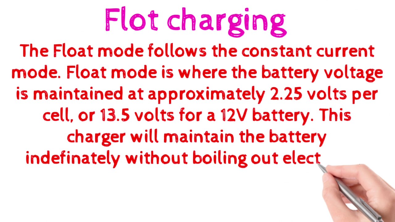 Battery charging principle || battery charging stage?| What is float ...