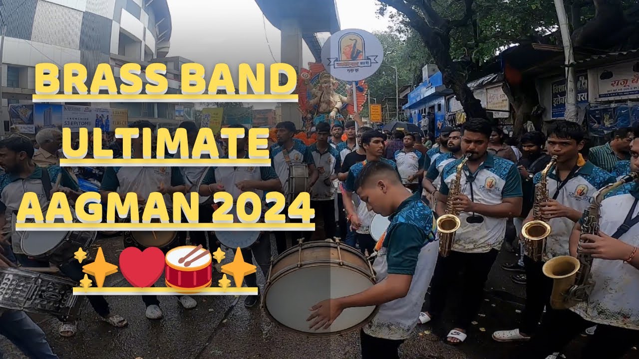 Navghar Brass Band (Mulund) | Ultimate Aagman 2024 - YouTube