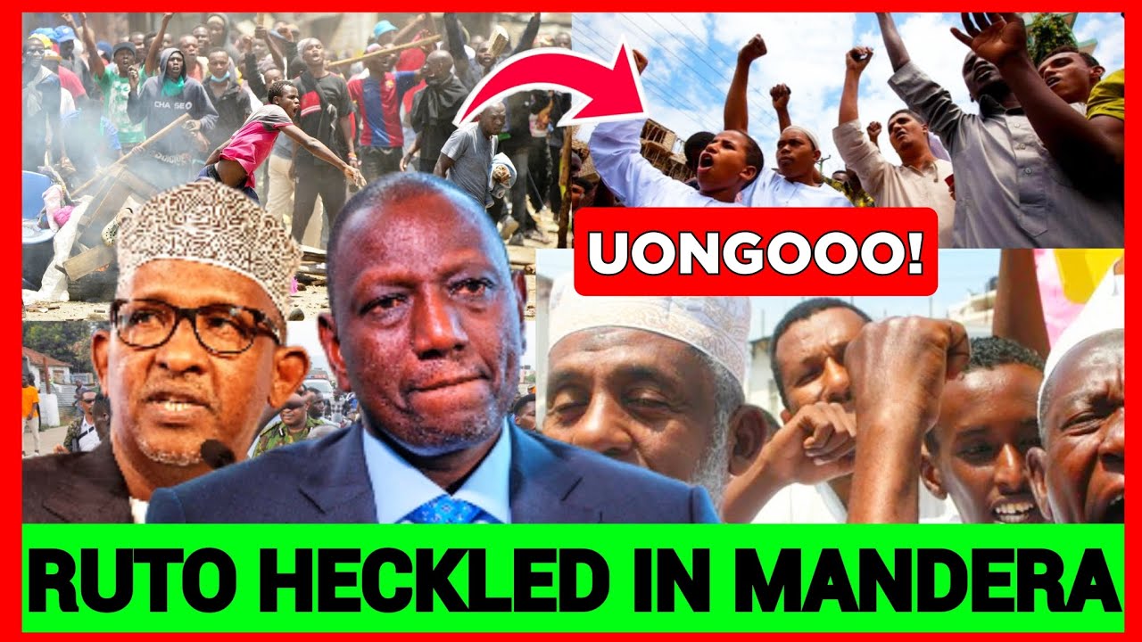 Uongo! Uongo! Ruto and CS Duale CHASED & HECKLED by Angry Kenyas in ...