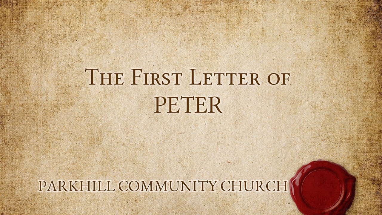 Christ Our Example - 1 Peter 2:21-25 - Parkhill Community Church - YouTube