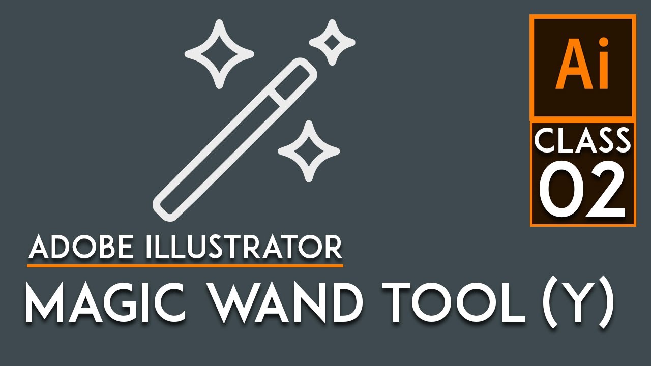 Adobe Illustrator - Class 02 - Magic Wand - YouTube