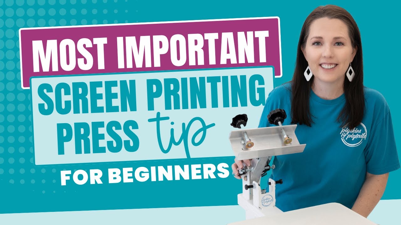 Maximize Your Screen Printing Press: Important Tip For Beginners! - YouTube