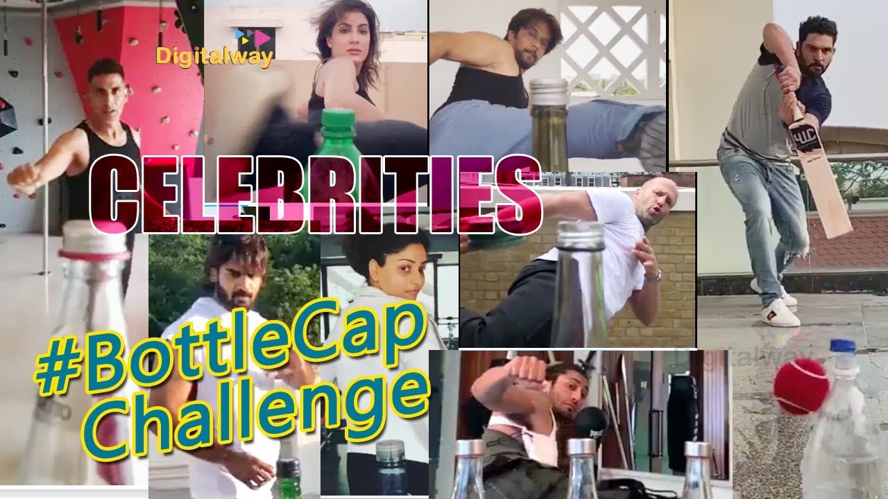#BottleCap Challenge By Celabrities||Jason Statham||Akshay Kumar||DW ...