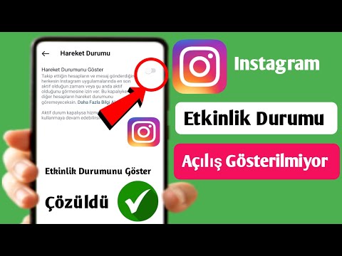 Instagram'da aktif durum nasıl kapatılır | Instagram etkinlik durumu gösterme seçeneği gösterilmiyor