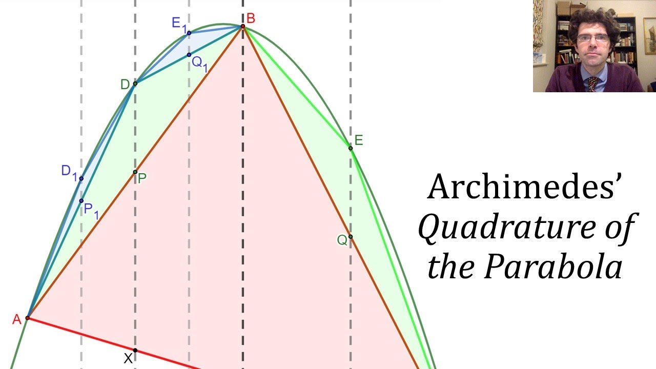 Archimedes: Quadrature of the Parabola - YouTube