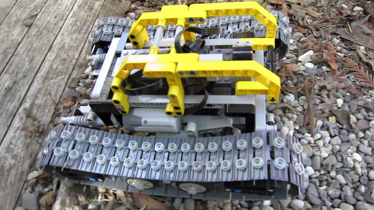 Lego tracked vehicle - YouTube