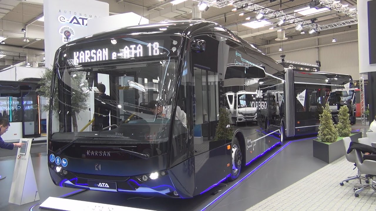 Karsan e-ATA 18 Electric City Bus (2023) Exterior and Interior - YouTube