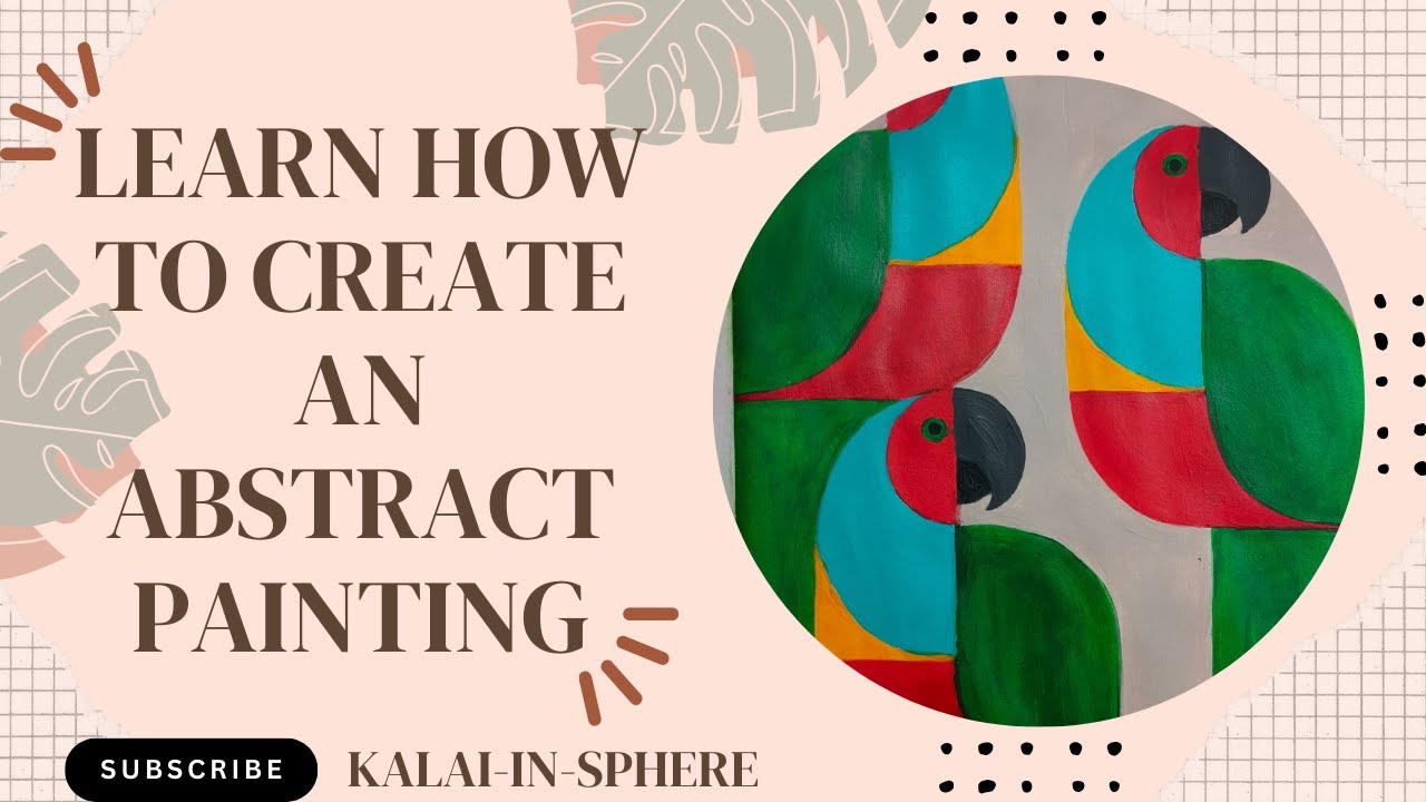 Learn How to Create an Abstract Painting | Step-by-Step Acrylic Art ...