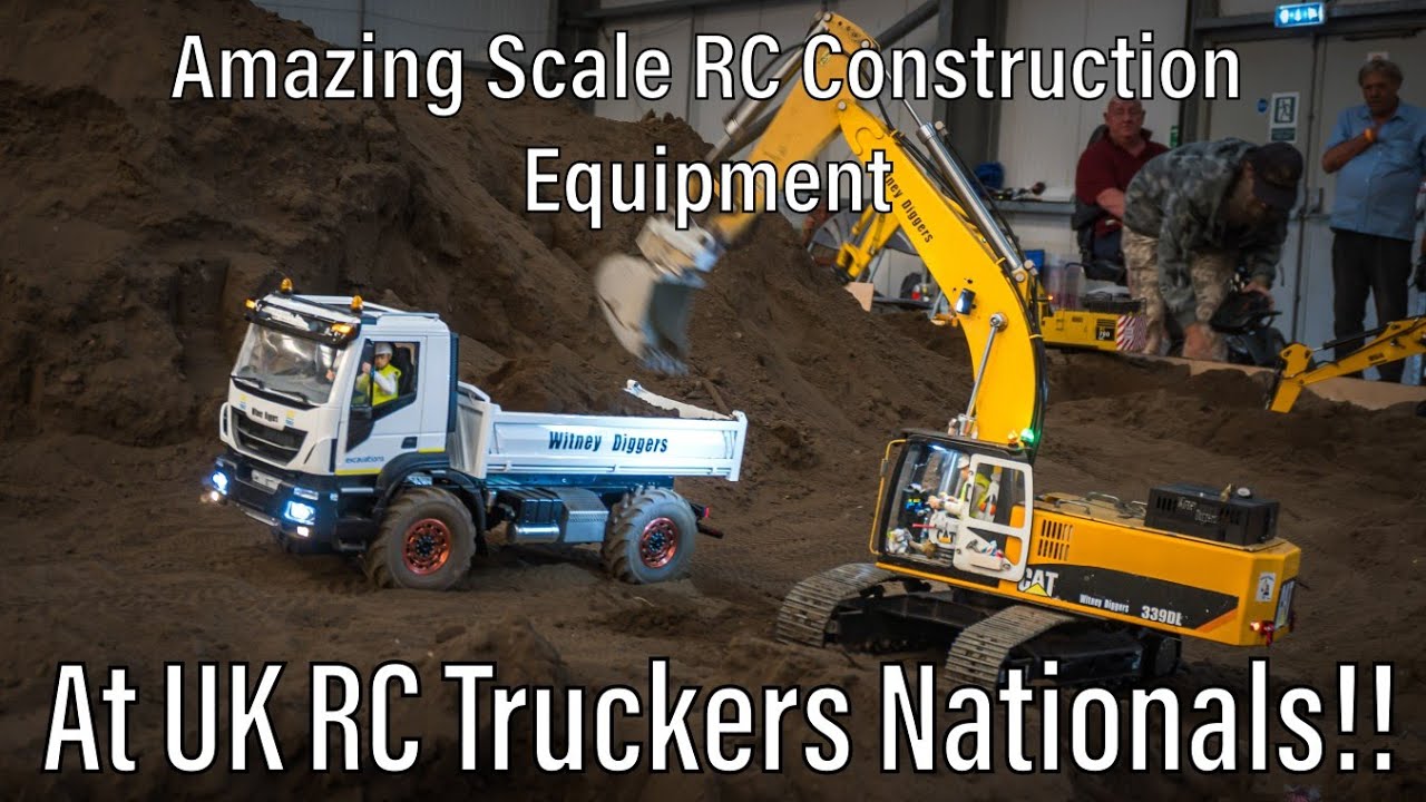 Amazing Scale RC Construction Equipment At UK RC Truckers Nationals ...