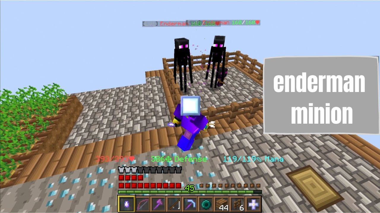 Getting the Enderman Minion!! - YouTube