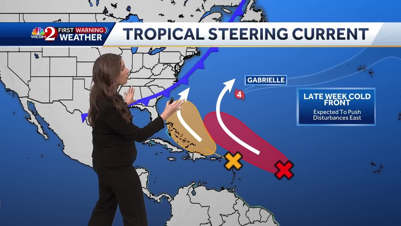 NHC tags Invest 93-L and Invest 94-L as Hurricane Gabrielle continues ...