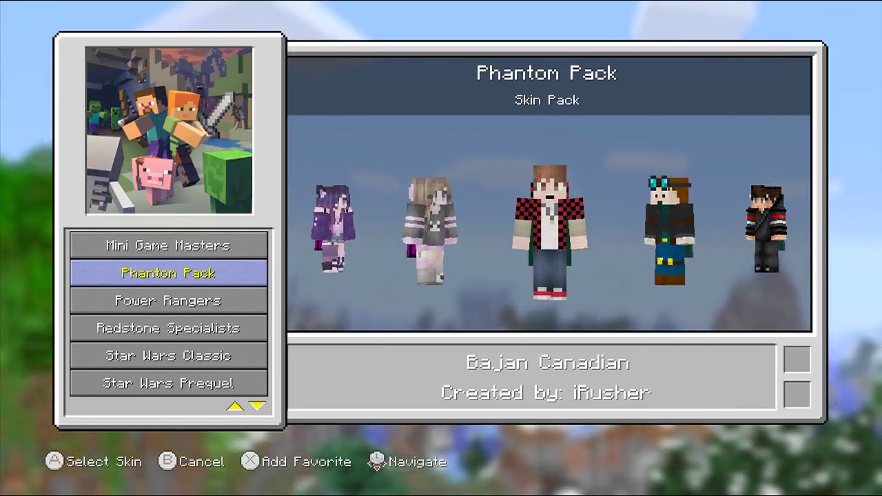 PHANTOM PACK SKIN PACK SHOWCASE (Xbox/Wii U) - YouTube