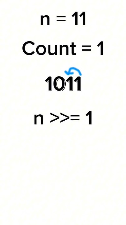 Leetcode 191 Number Of 1 Bits Without In Built Function Leetcode Dsa 5917