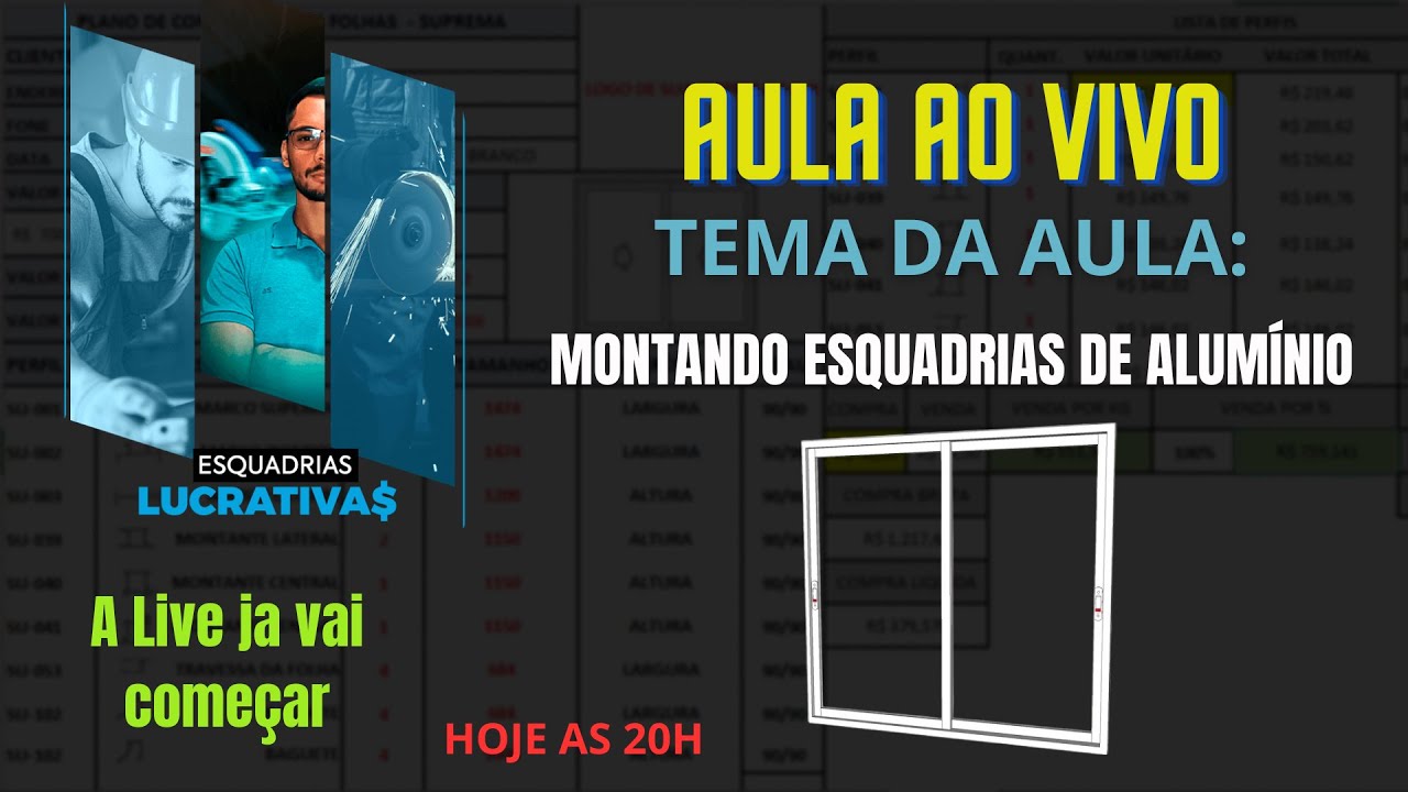 Como montar uma esquadria de alumínio l PASSO A PASSO - YouTube