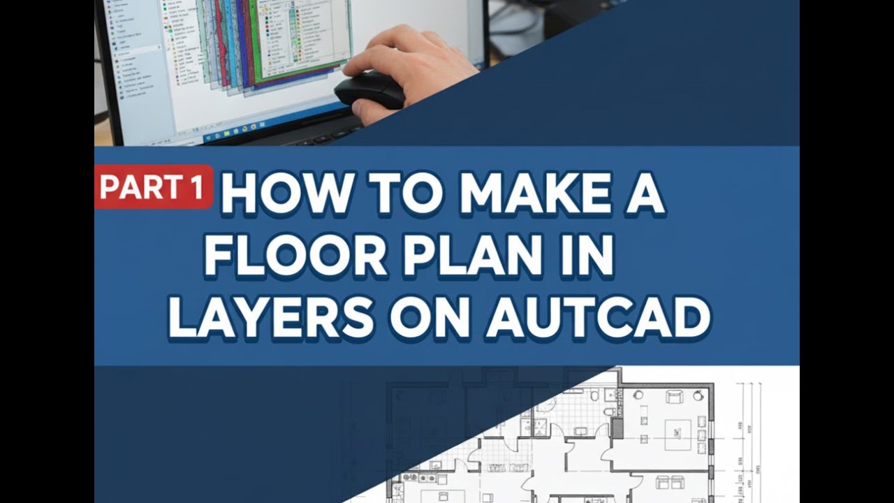 How to Create a Floor Plan with Layers in AutoCAD | Part 1 | #autocad # ...